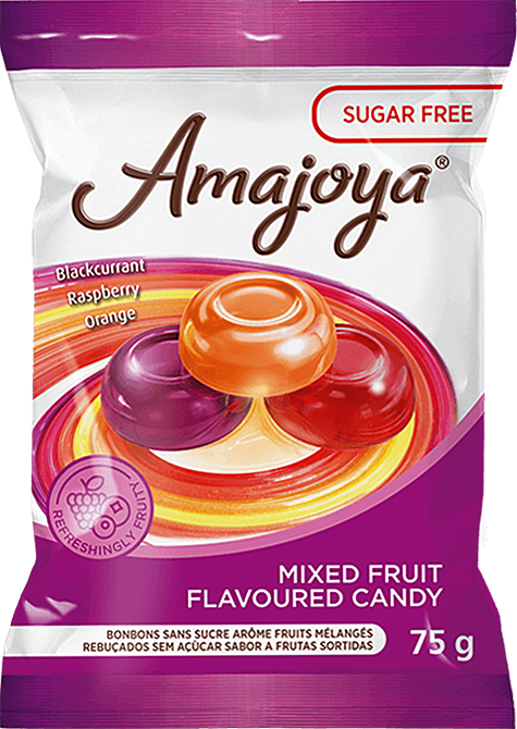 Amajoya Sugar Free Mixed Fruit Candy 75g – DB Cash & Carry