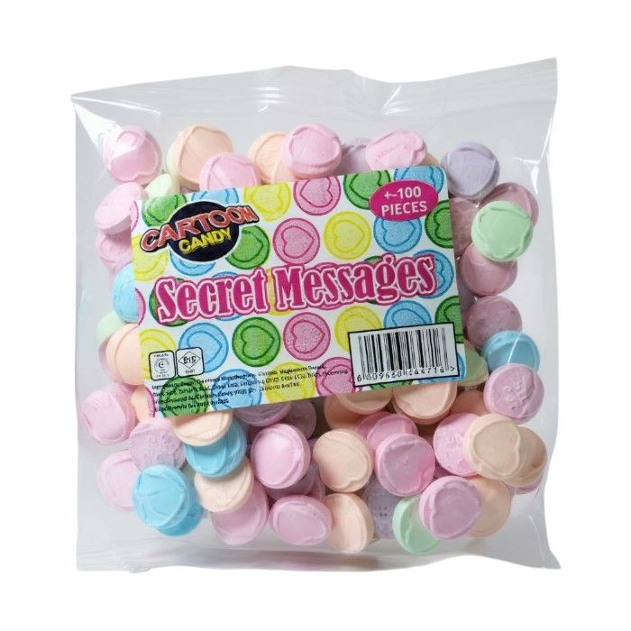 Cartoon Candy Secret Messages 100's – DB Cash & Carry