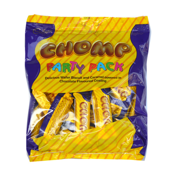 CHOMP PARTY PACK 168G – DB Cash & Carry