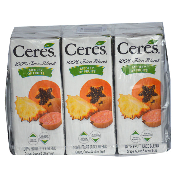 Ceres Medley Of Fruits 200ml 6s – DB Cash & Carry