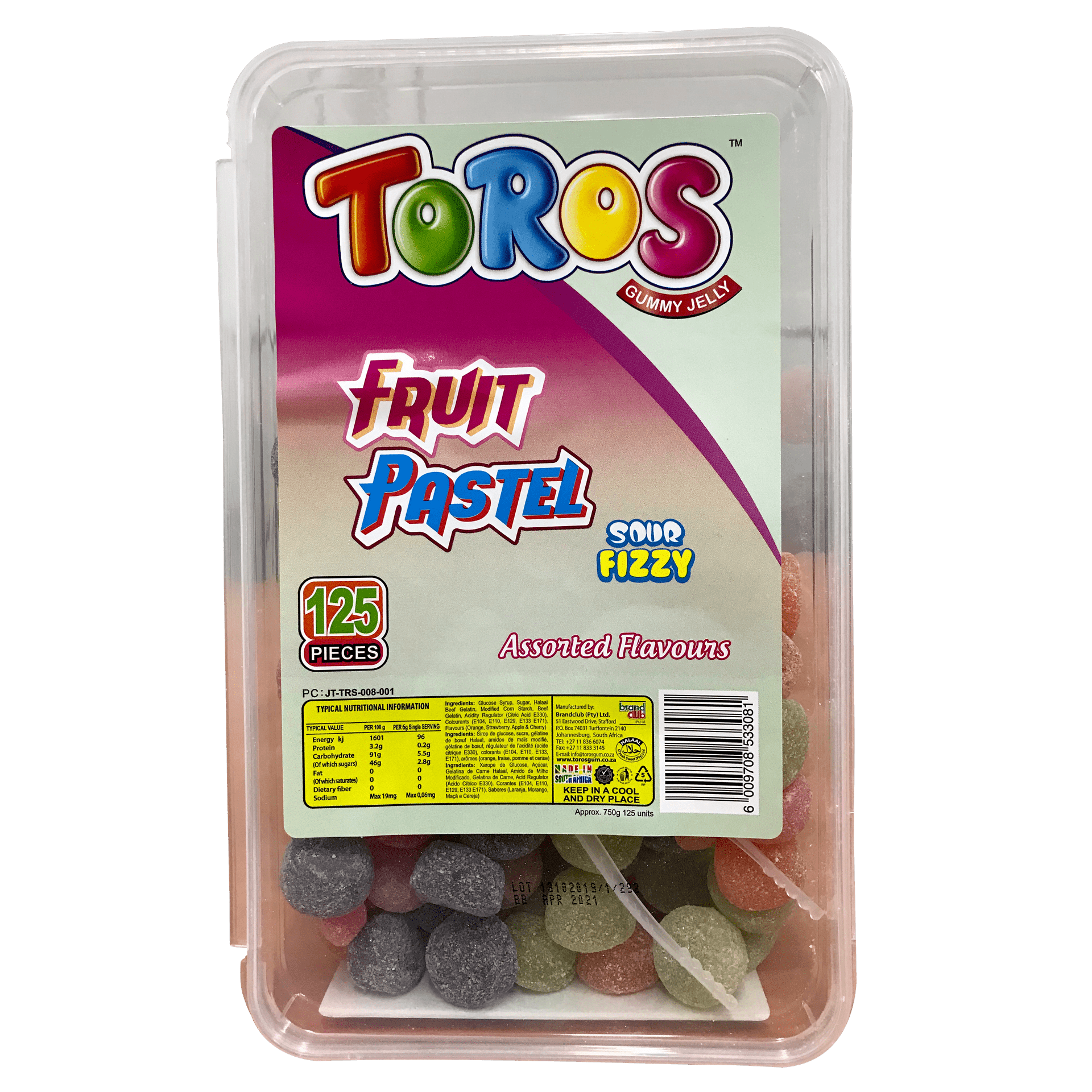 TOROS F/PASTEL 125PC – DB Cash & Carry