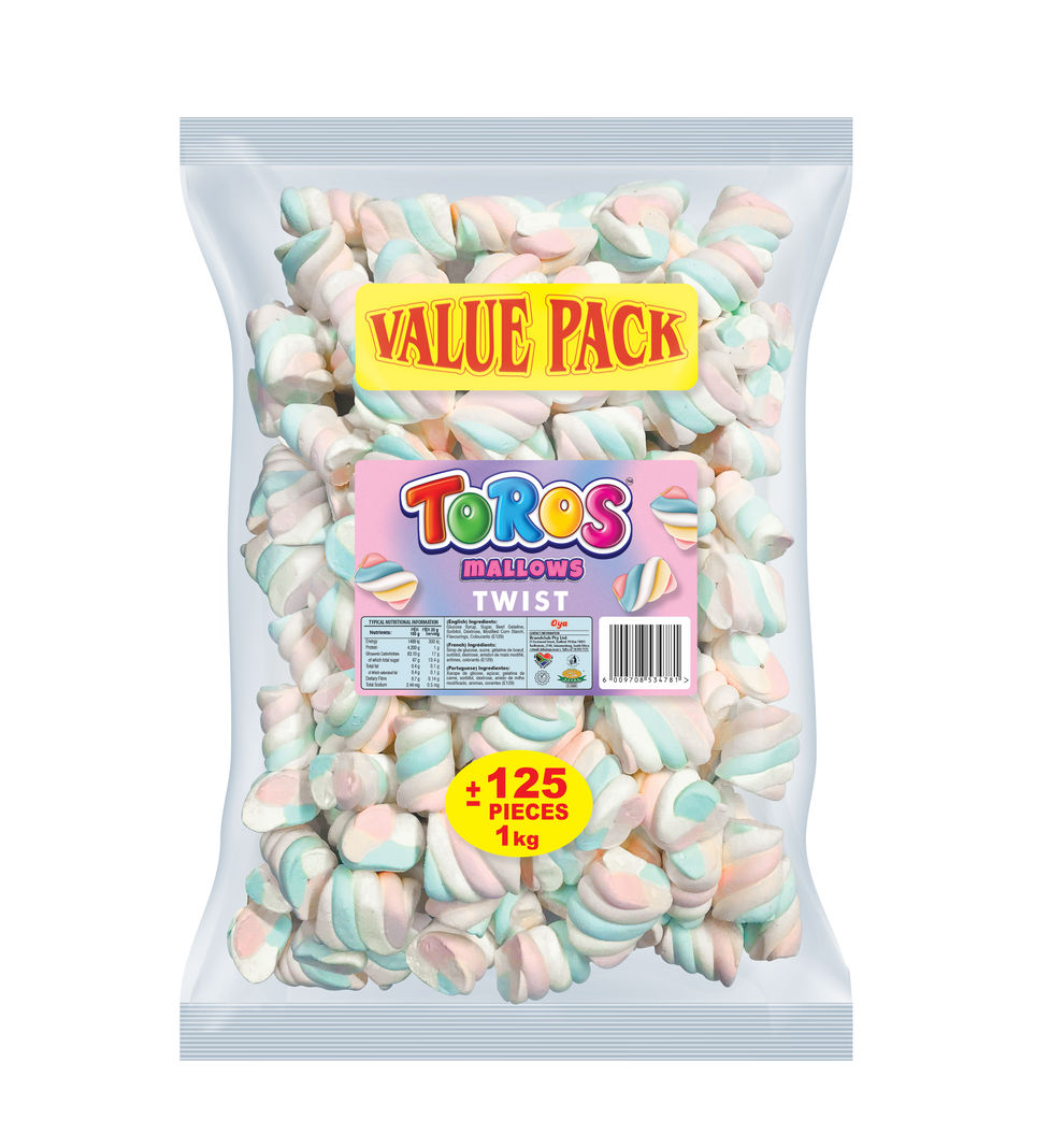 Toros Mallow Twists 1kg 65/125pcs – DB Cash & Carry