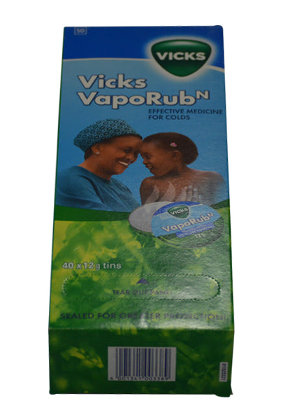 VICKS VAPORUB 12G 40S – DB Cash & Carry